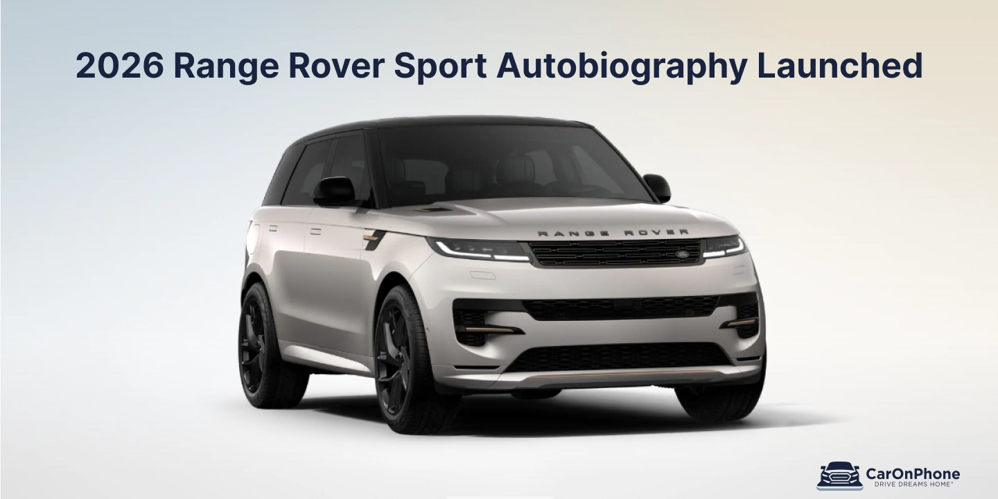 2026 Range Rover Sport Autobiography Launched in India at ₹1.60 Crore ...