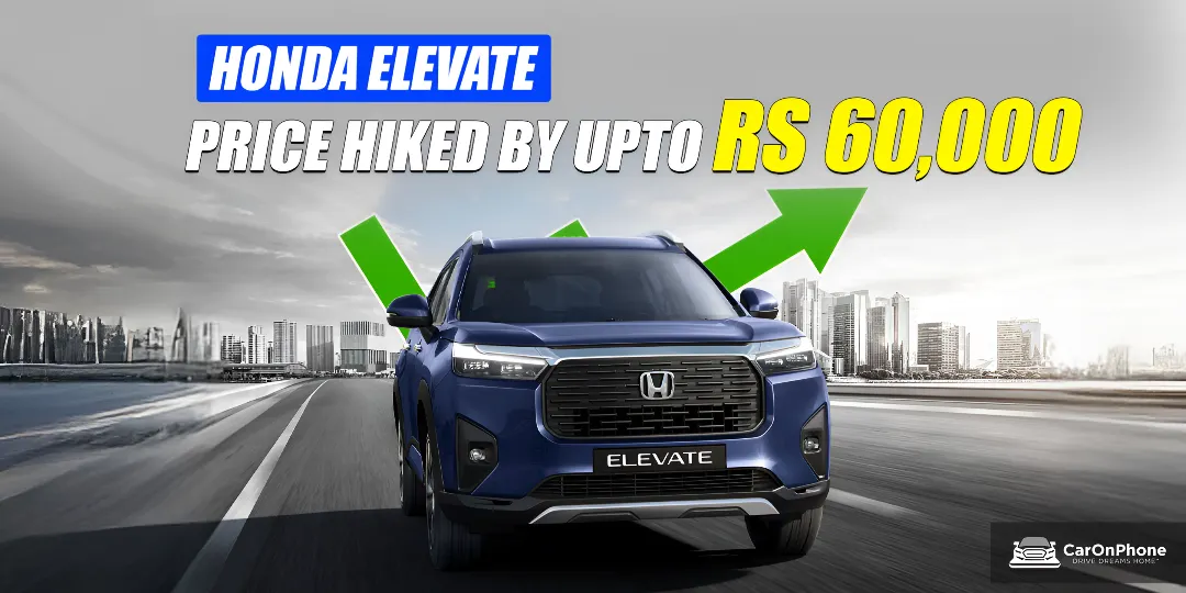 Honda Elevate Price Hiked by Up to Rs 60,000 in India