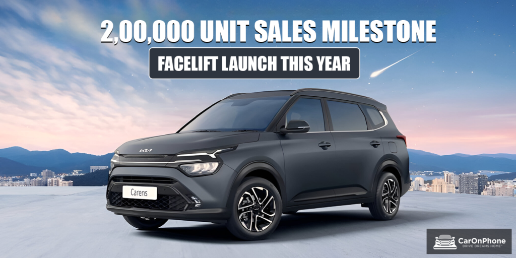 Kia Carens Achieves 200,000 Unit Sales Milestone