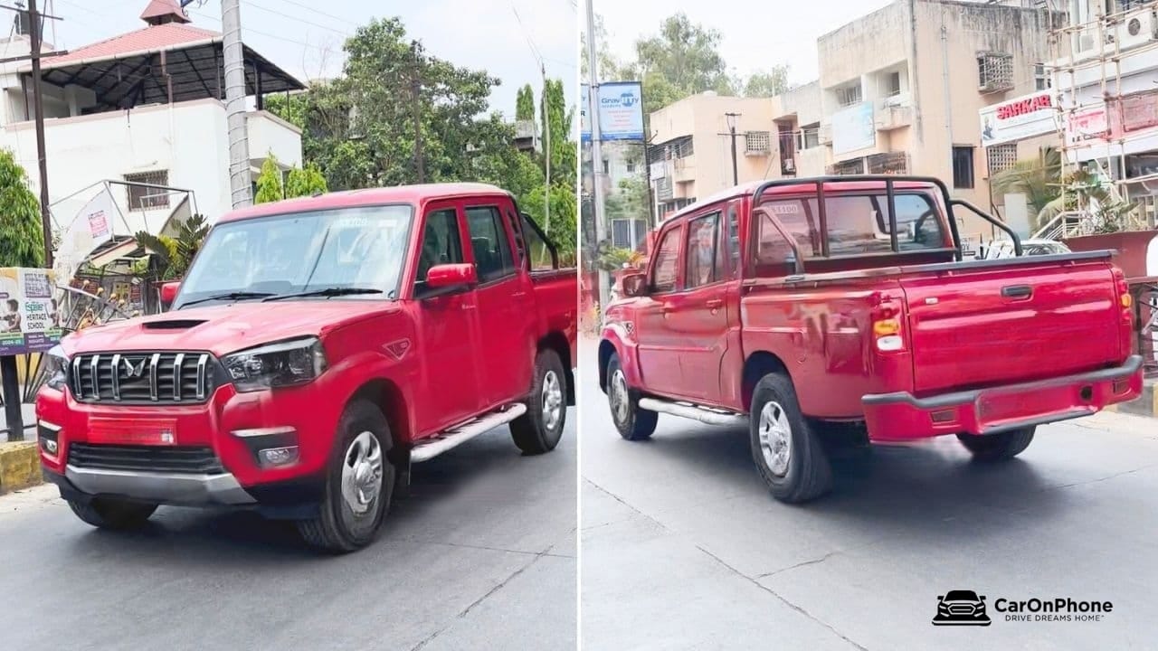 Mahindra Scorpio Pickup Spotted Undisguised Ahead of Launch - News
