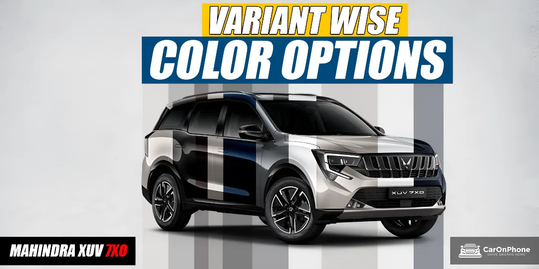 Mahindra XUV 7XO Colors & Variants – All Options Revealed