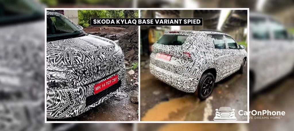 Skoda Kylaq base variant spied - News