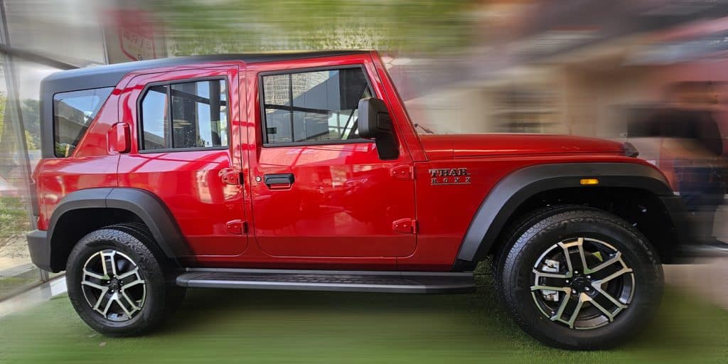 Take a Look at The Mahindra Thar Roxx 5 Door MX5 Variant in detailed ...