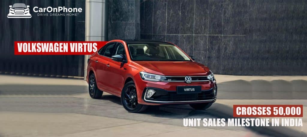 Volkswagen Virtus Crosses 50,000 Unit Sales Milestone in India - News
