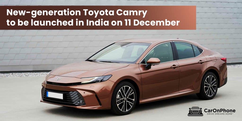 New-generation Toyota Camry to be launched in India on 11 December - News